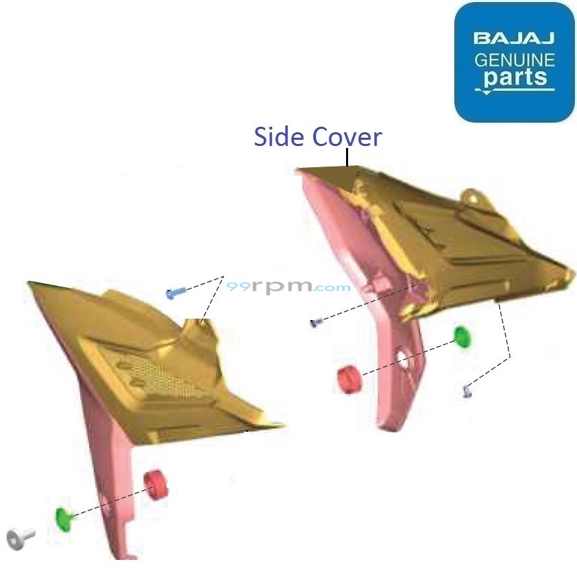 Bajaj Pulsar N160 (Dual ABS, 2022-23): Side Cover