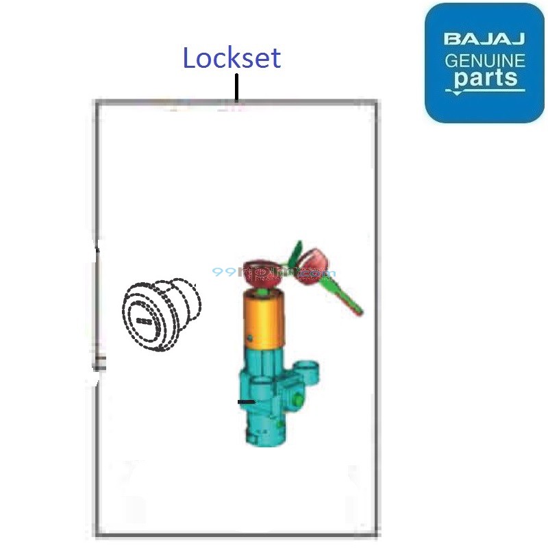 Bajaj Pulsar 200NS: Lockset