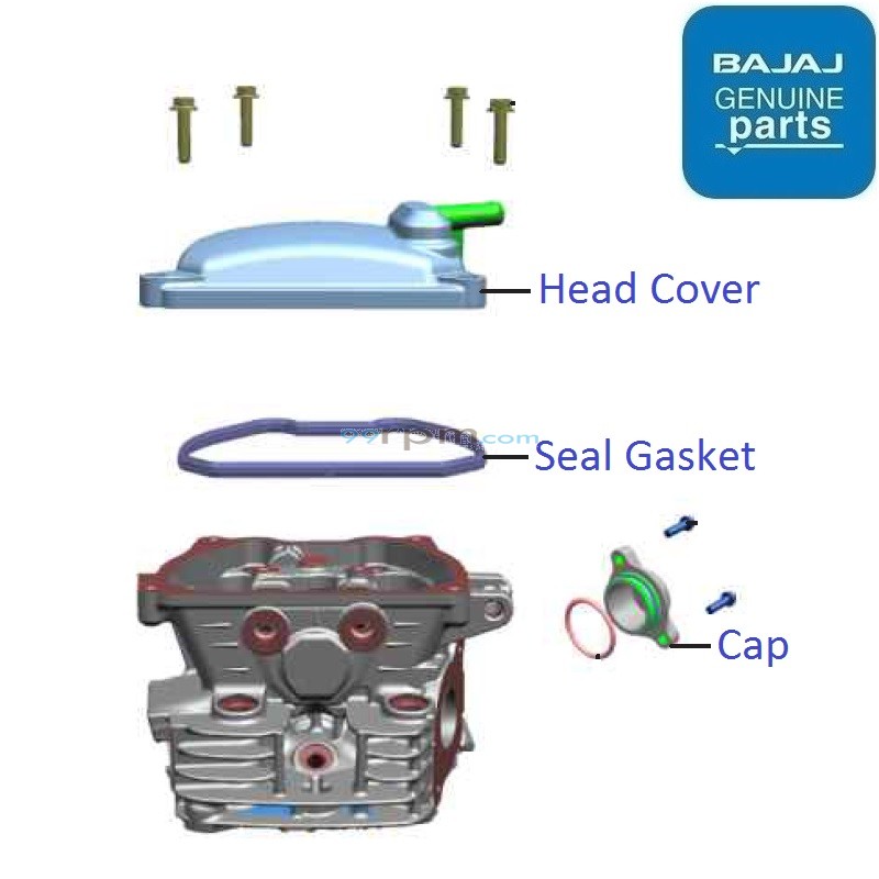 Bajaj Pulsar P150 (Twin Disc, 2022-23): Head Cover