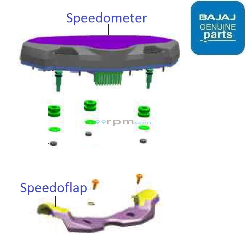 Bajaj Pulsar P150 (Twin Disc, 2022-23): Speedometer
