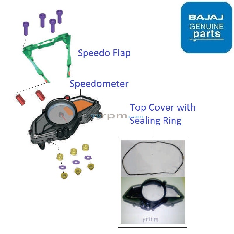 Bajaj Pulsar NS160 (2017-18): Speedometer