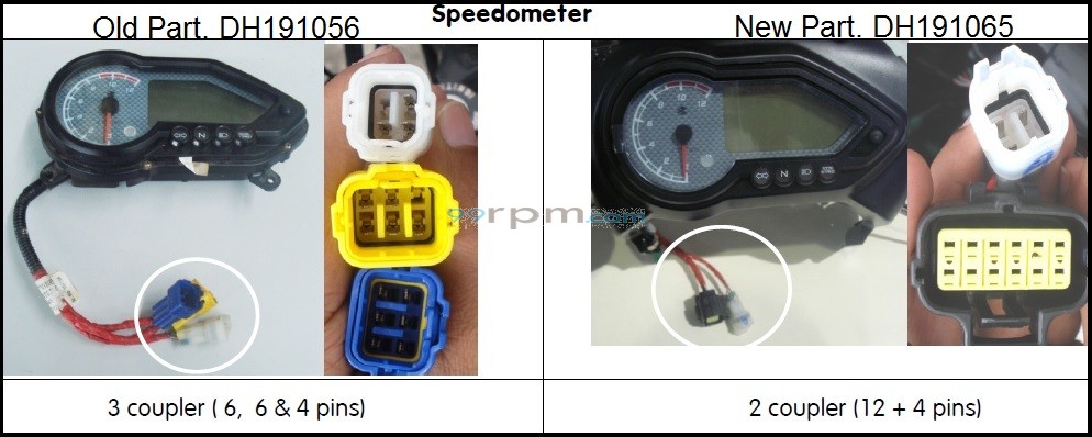 Bajaj Pulsar 150 UG4 DTS-i: Speedometer