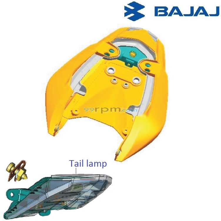Bajaj Pulsar 200NS: Tail Lamp