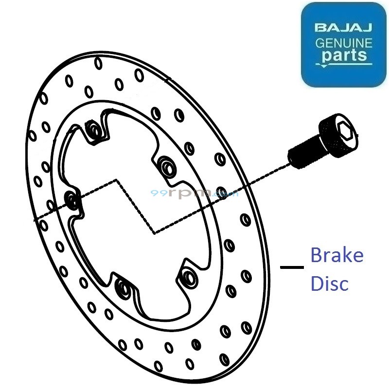 Bajaj XCD 125: Brake Disc