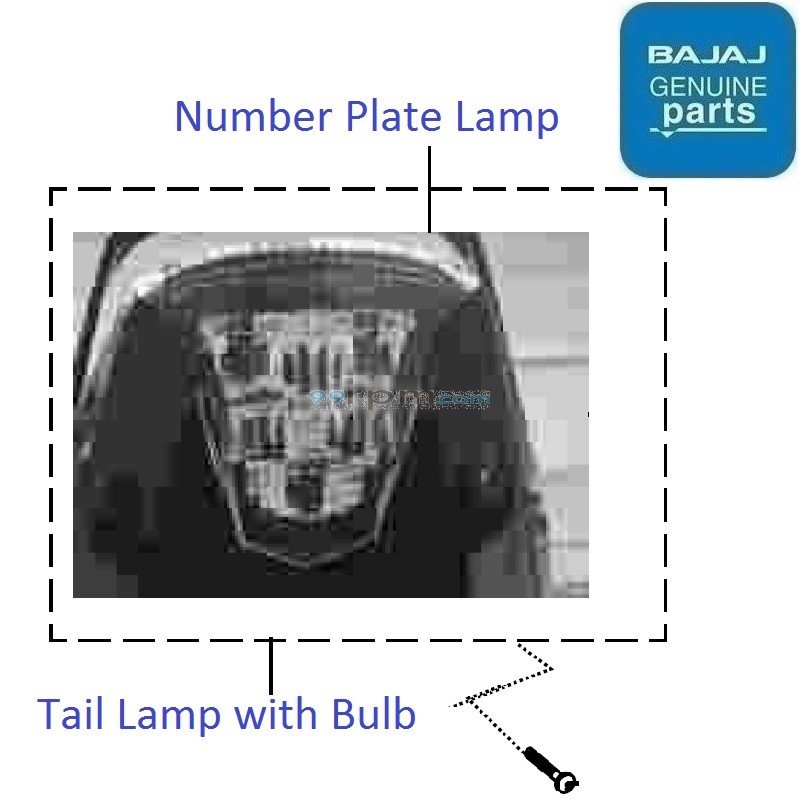 Bajaj XCD 125: Back Light
