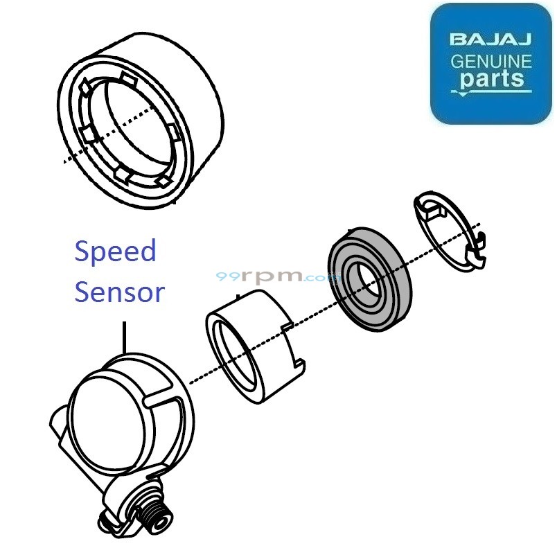 Bajaj XCD 135: Speed Sensor