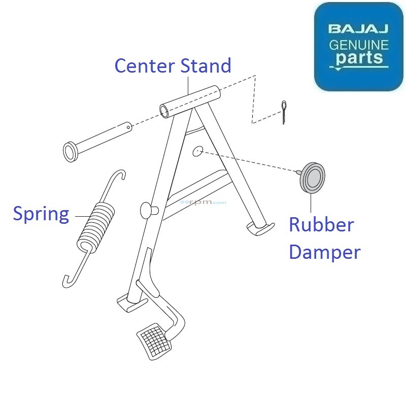 Bajaj Boxer BM150: Center Stand
