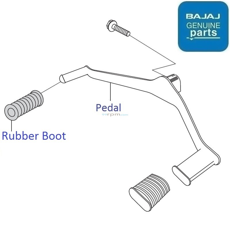 Bajaj Boxer BM150: Gear Shift Pedal