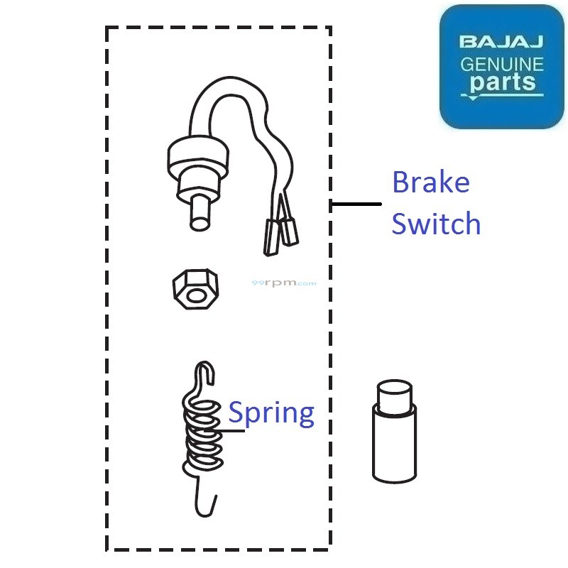 Bajaj Boxer BM150: Rear Brake Light Switch
