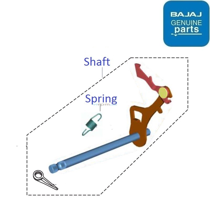 Bajaj CT100 BS6 (2020-21): Gear Change Shaft