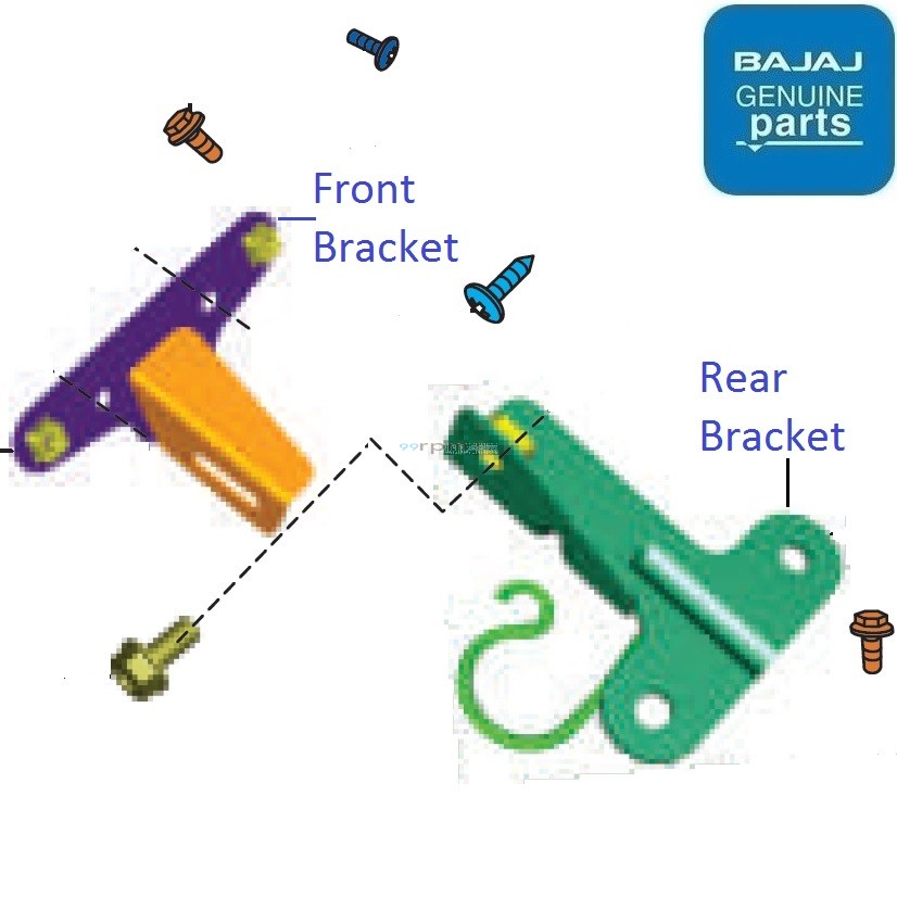 Bajaj CT100 BS6 (2020-21): Headlamp Fairing Structure