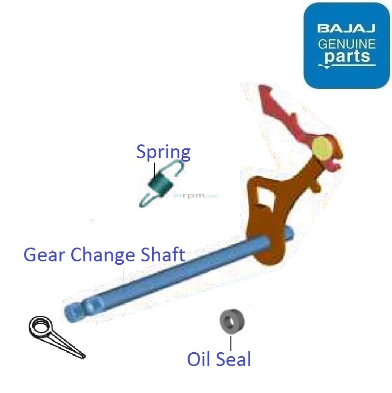 Bajaj CT110X: Gear Change Shaft