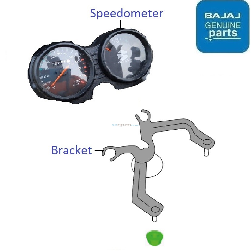 Bajaj CT110X: Speedometer