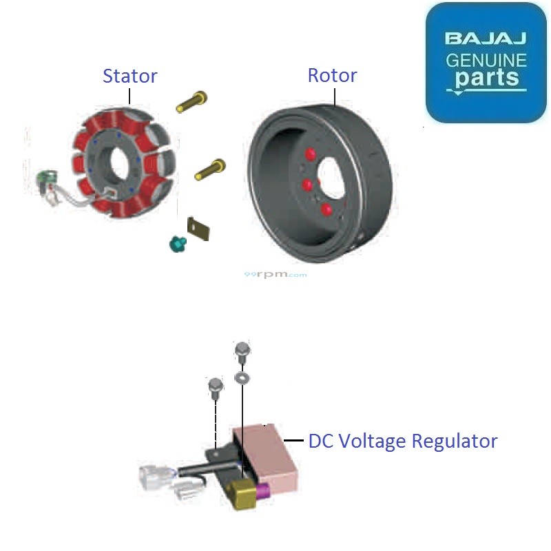Discover 150F (2014-2016): Magneto