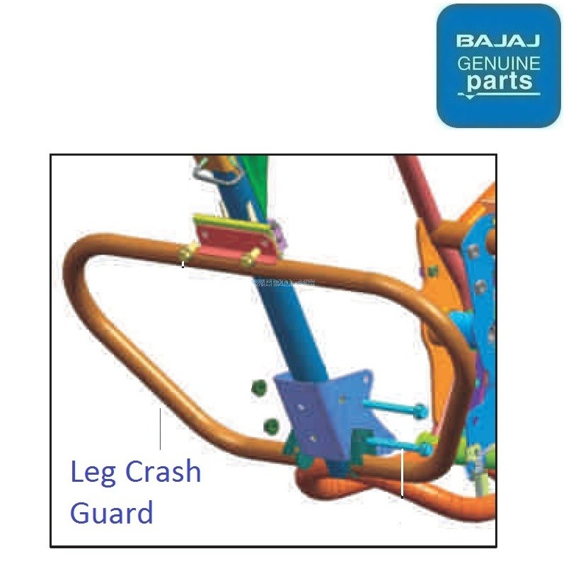 Discover 150S (2014-2016): Crash Guard