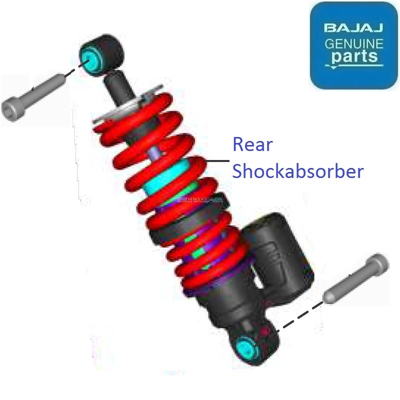 Dominar 250 (2020-23): Rear Suspension Shockabsorber