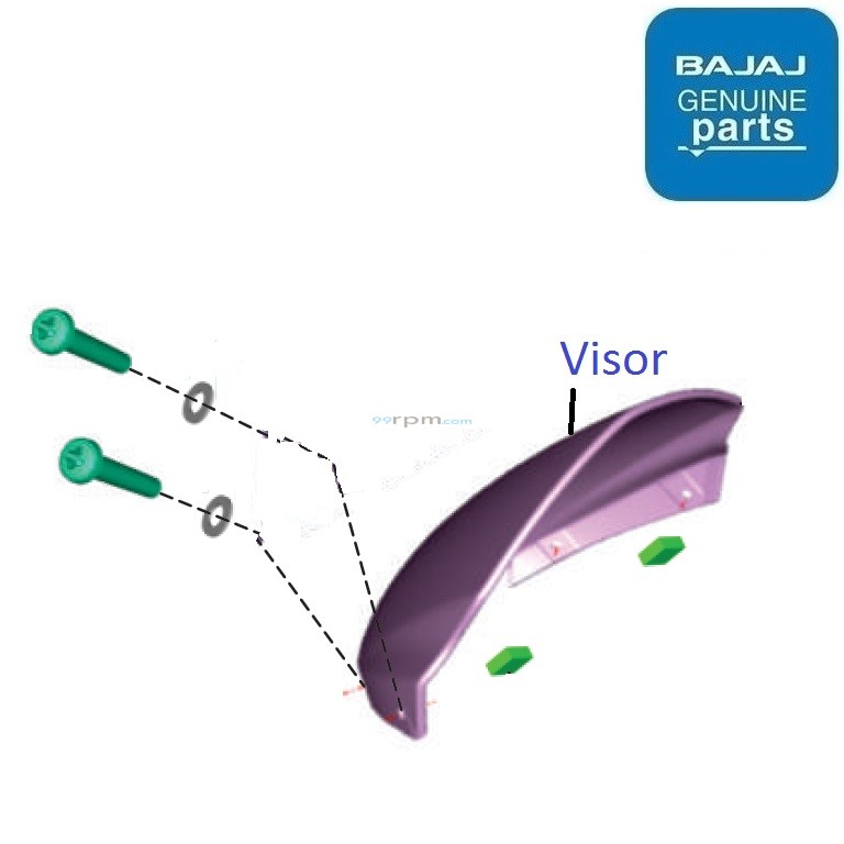 Bajaj Dominar 400 UG (BS4, 2019-20): Headlamp Visor