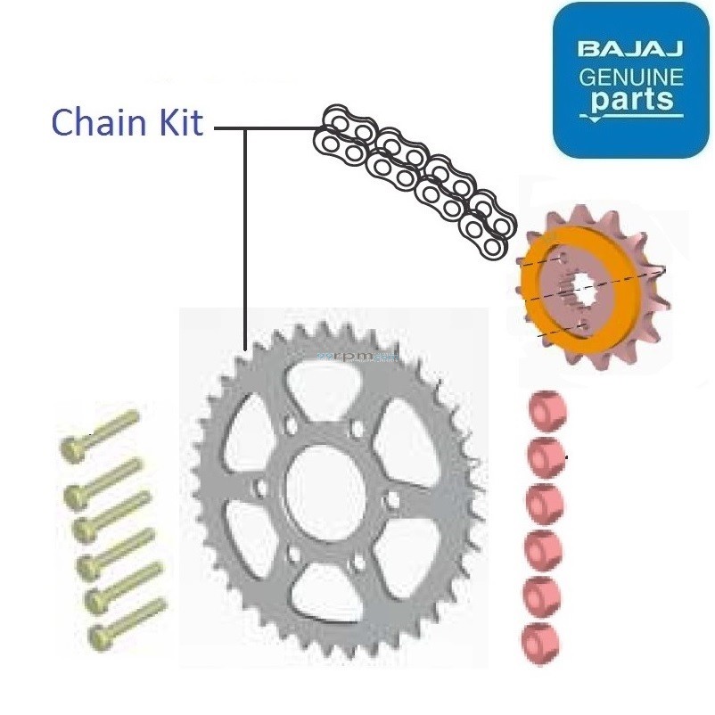 Dominar 400 (Touring, 2021-23): Drive Chain Kit