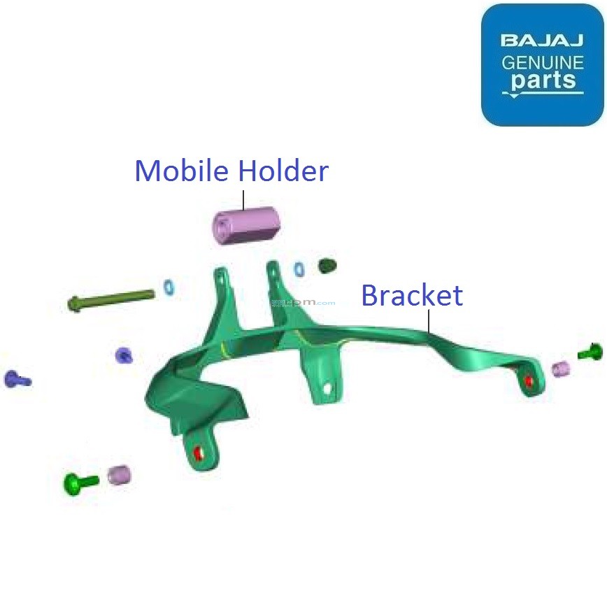 Dominar 400 (Touring, 2021-23): Mobile Holder