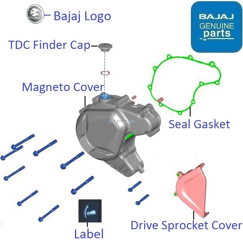 Bajaj Pulsar F250 (Twin Channel ABS, 2021-23): Magneto Cover