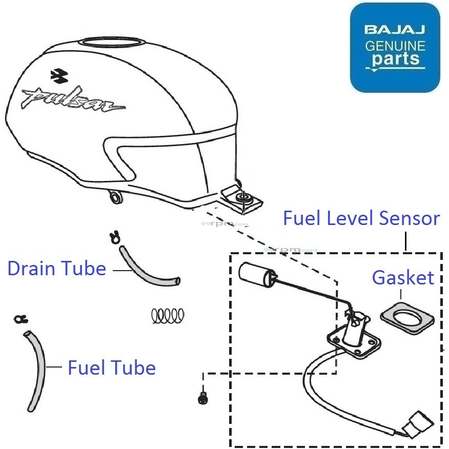 Bajaj Pulsar 220F DTSi: Fuel Level Sensor
