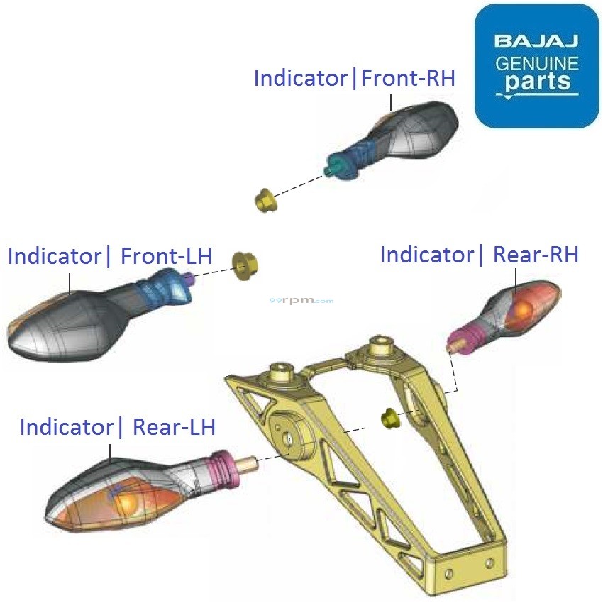 Bajaj Pulsar AS150: Indicators