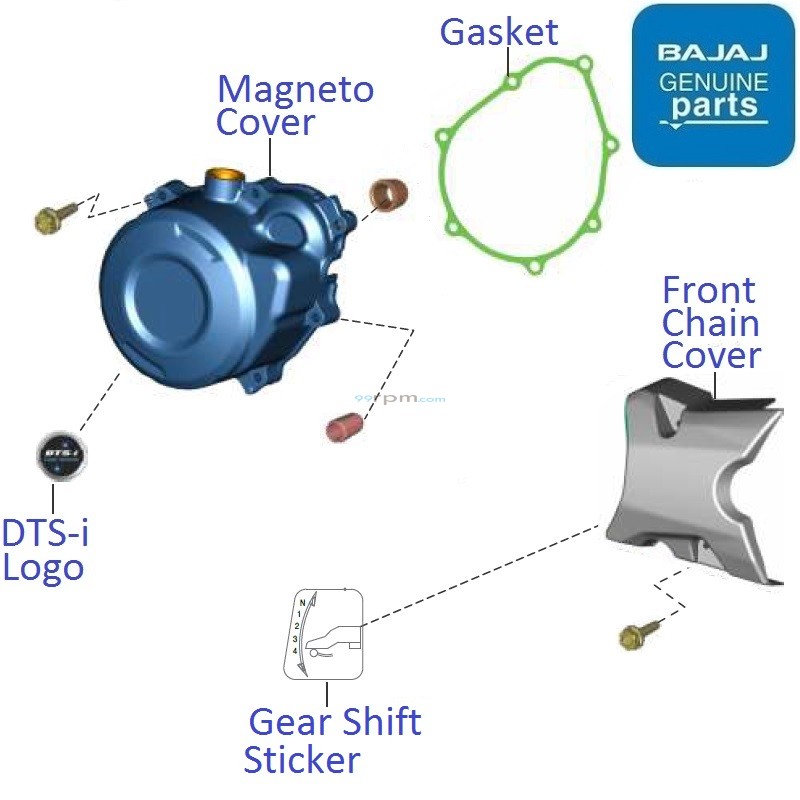 Bajaj CT110 (BS4, 2019-20): Magneto Cover