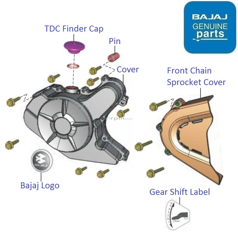 Bajaj Pulsar NS200 (BS4, 2017-19): Magneto Cover