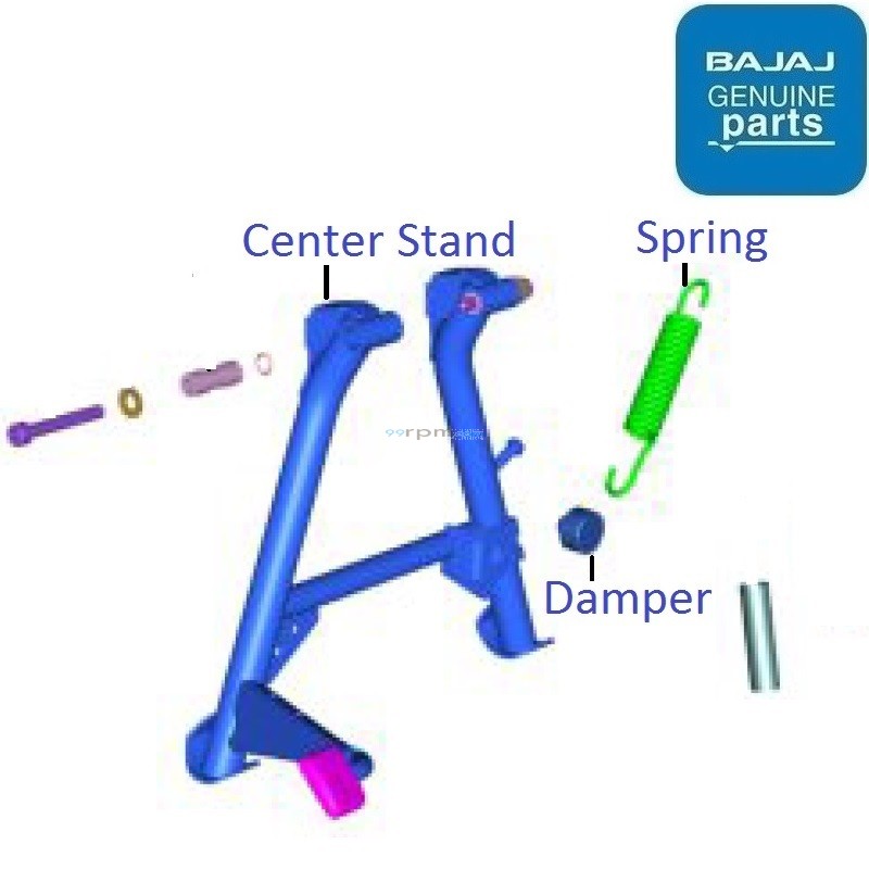 Bajaj Pulsar N250 (Twin Channel ABS, 2021-23): Center Stand
