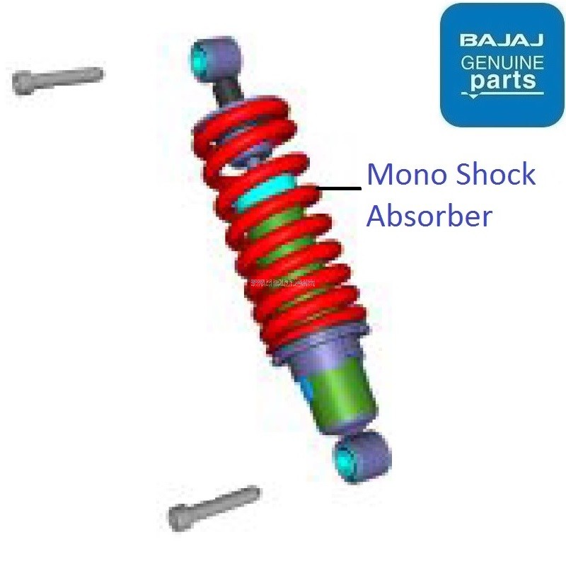 Bajaj Pulsar N250 (Twin Channel ABS, 2021-23): Rear Shockabsorber