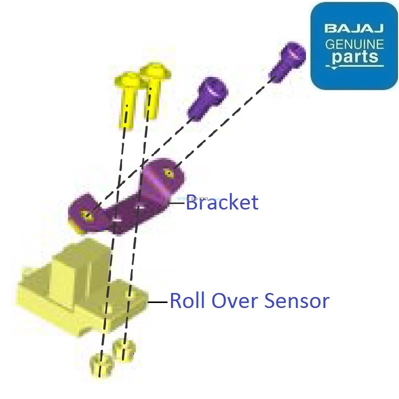 Bajaj Pulsar NS200 (USD Fork, 2023): Roll Over Sensor