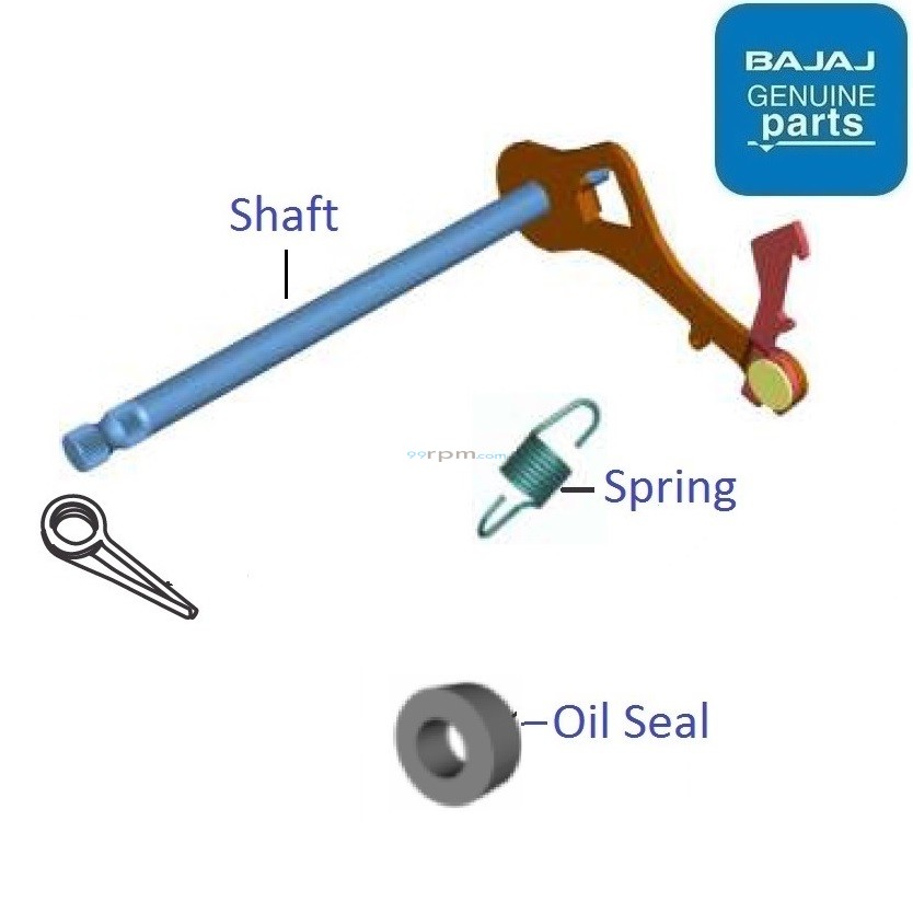 Platina 100 (BS6, 2020-21): Gear Change Shaft