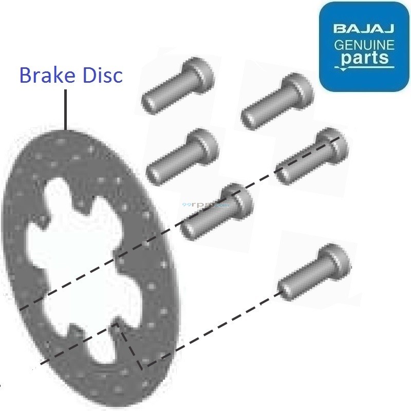 Bajaj Pulsar 125 Single Seat (BS6, 2020-21): Front Brake Disc (Disc ...