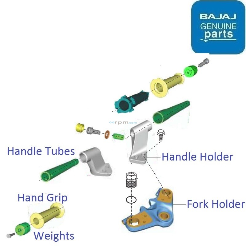 Bajaj Pulsar 125 Single Seat (BS6, 2020-21): Handle