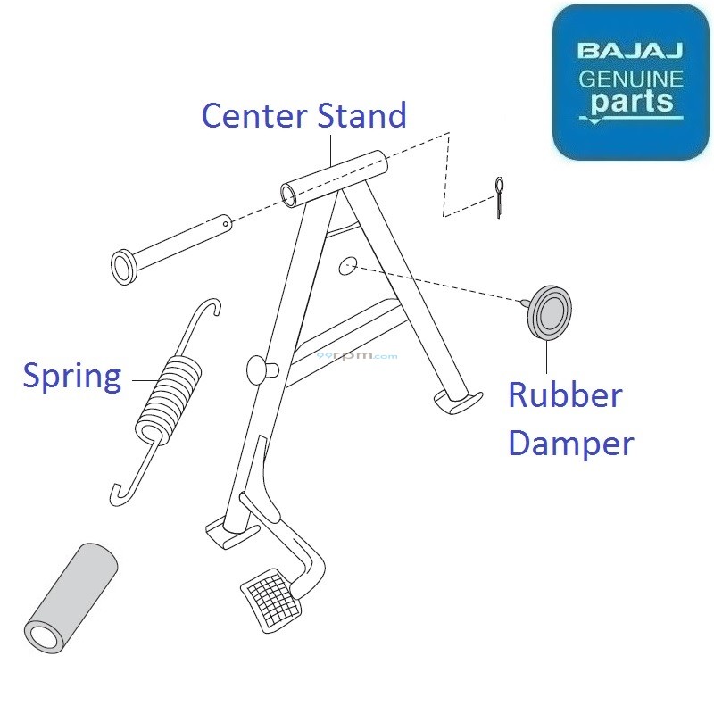 Bajaj Pulsar 135LS BS3(2009-2016) : Center Stand