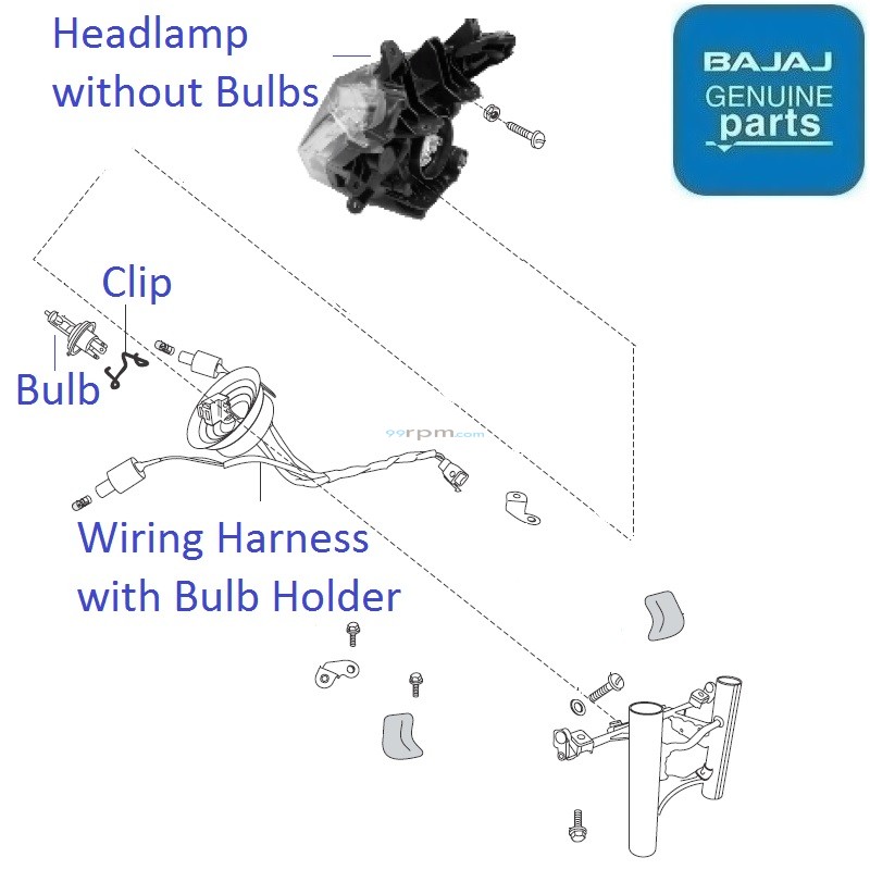Bajaj Pulsar 135LS BS3(2009-2016) : Headlamp