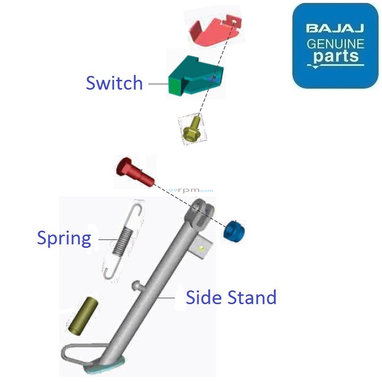 Bajaj Pulsar 150 BS4: Side Stand
