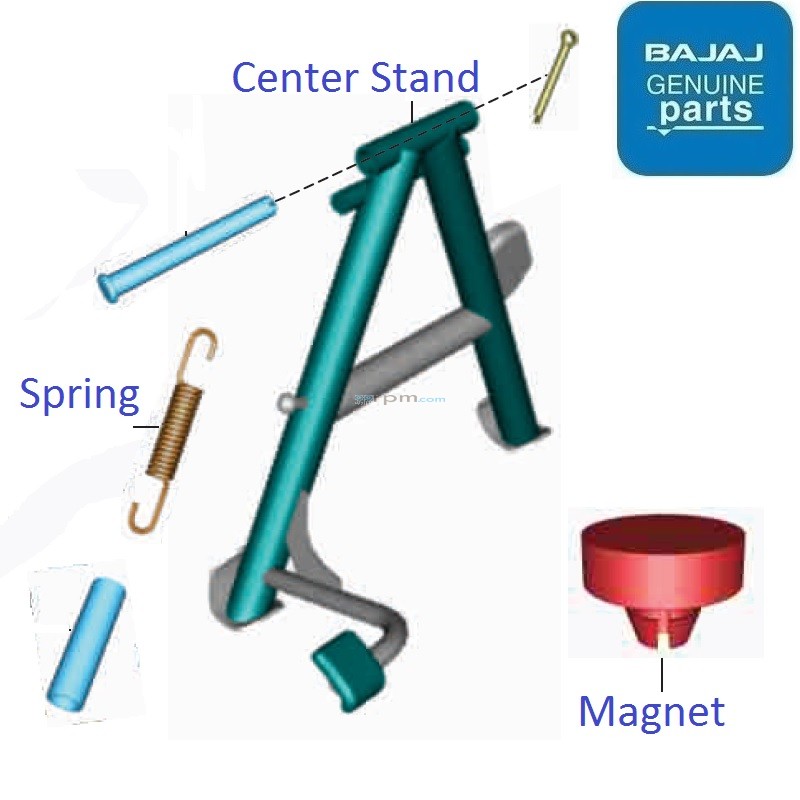 Bajaj Pulsar 150 Twin Disc UG5 BS4 : Center Stand