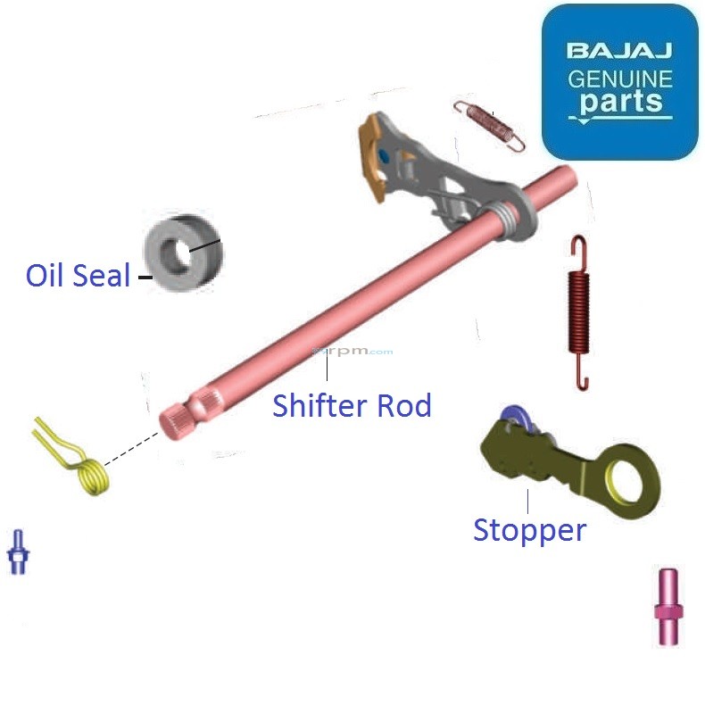Bajaj Pulsar 180 BS4 UG5: Gear Shifter Rod