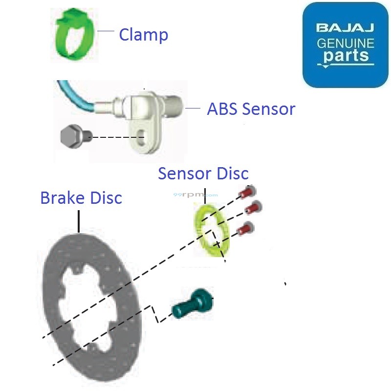 Bajaj Pulsar 180F Neon: Rear Brake Disc