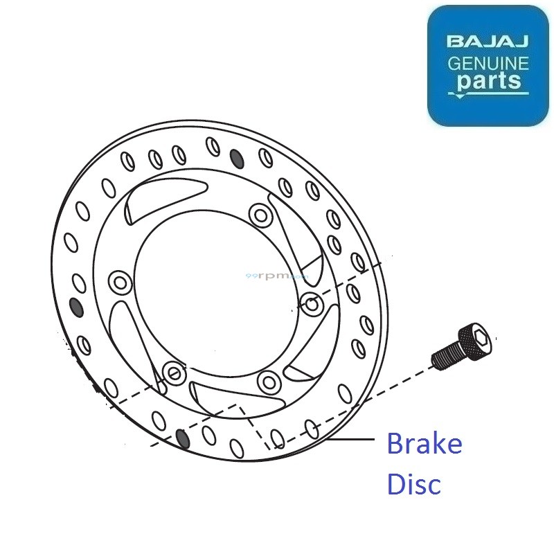 Pulsar 180 UG4 BS3 (2009-16) : Front Brake Disc