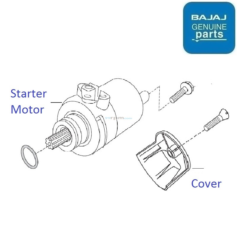 Pulsar 180 UG4 BS3 (2009-16) : Self Starter Motor