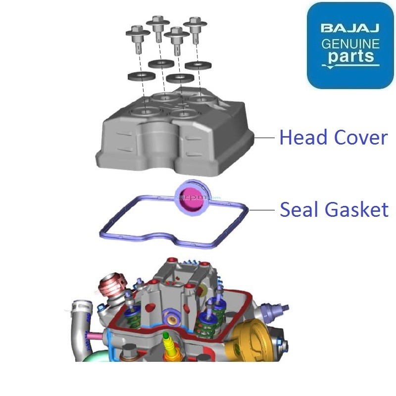 Bajaj Pulsar NS200 (BS6, 2020-2023): Head Cover