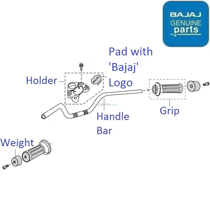 Bajaj Pulsar 200 (2007-2009): Handle