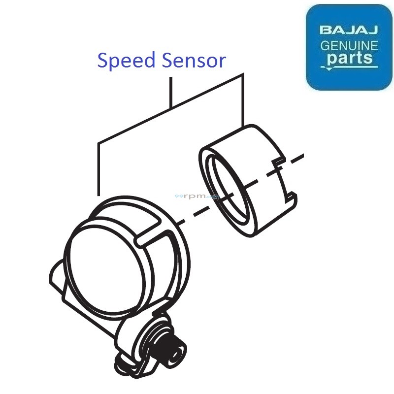 Bajaj Pulsar 200 (2007-2009): Speedometer Sensor