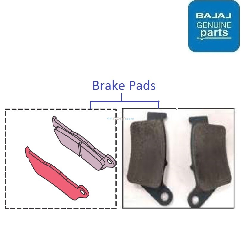 Bajaj Pulsar 220F (BS6, 2020): Brake Pads