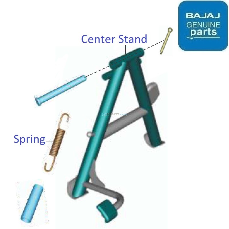 Bajaj Pulsar 220F (BS6, 2020): Center Stand