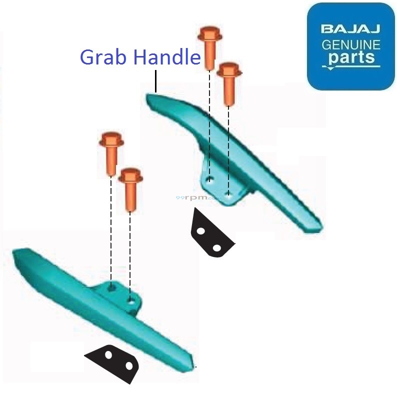 Bajaj Pulsar 220F (BS6, 2020): Grab Handle