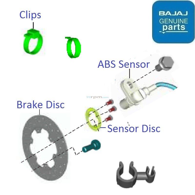 Bajaj Pulsar 220F (BS6, 2020): Rear Brake Disc