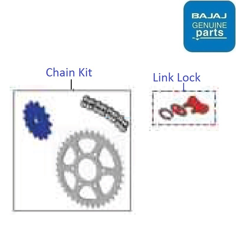 Bajaj Pulsar N160 (Single ABS, 2022-23): Drive Chain Kit